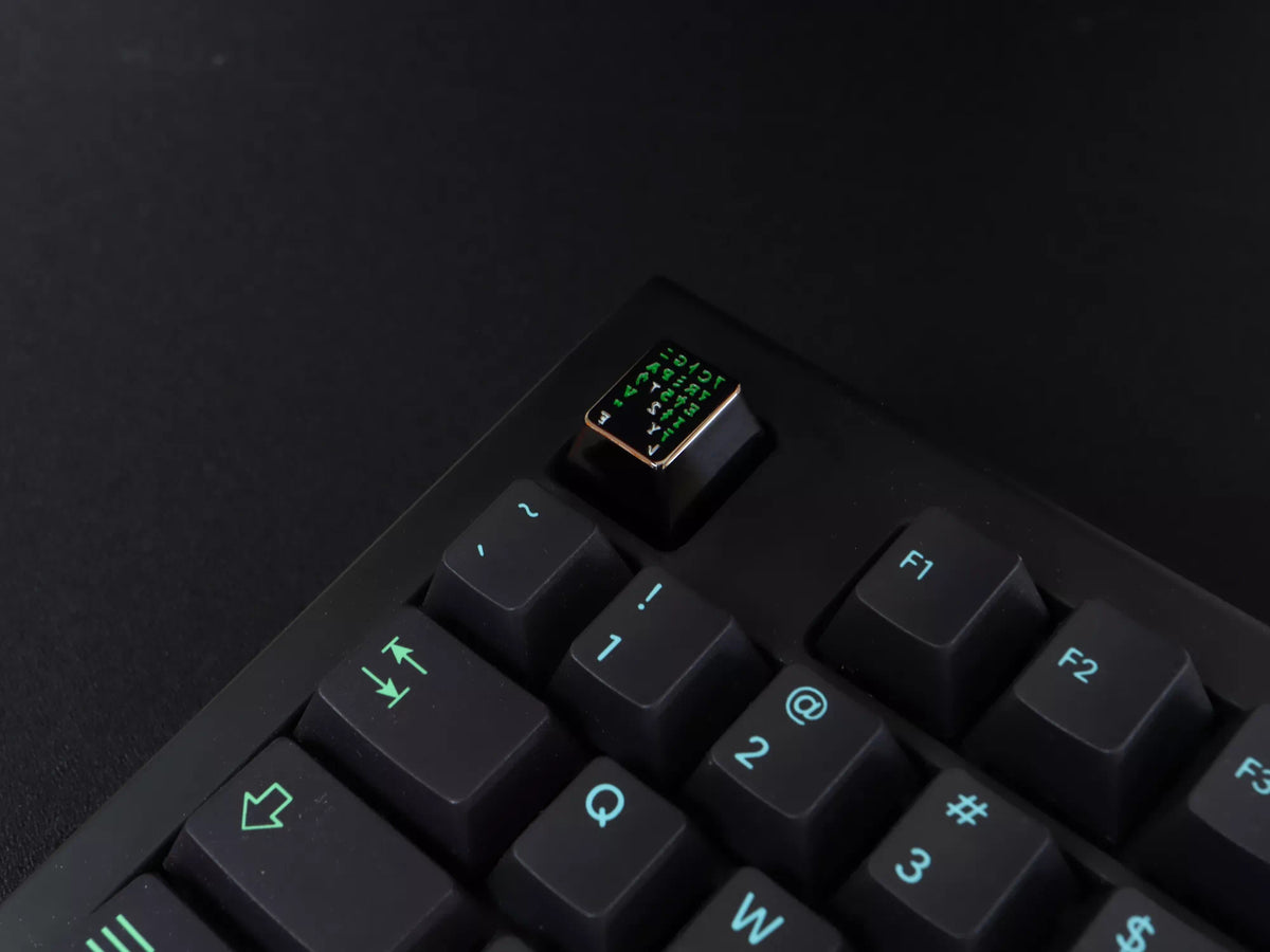 Digital Rain Keycap – Terra Keycaps