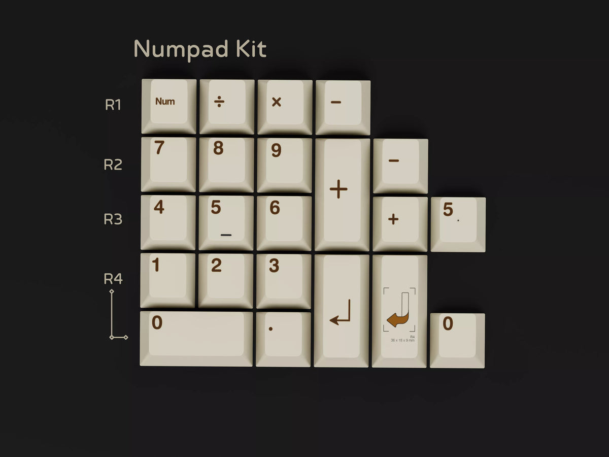 [Unreleased] TK Cardboard - Keycap Set – Terra Keycaps